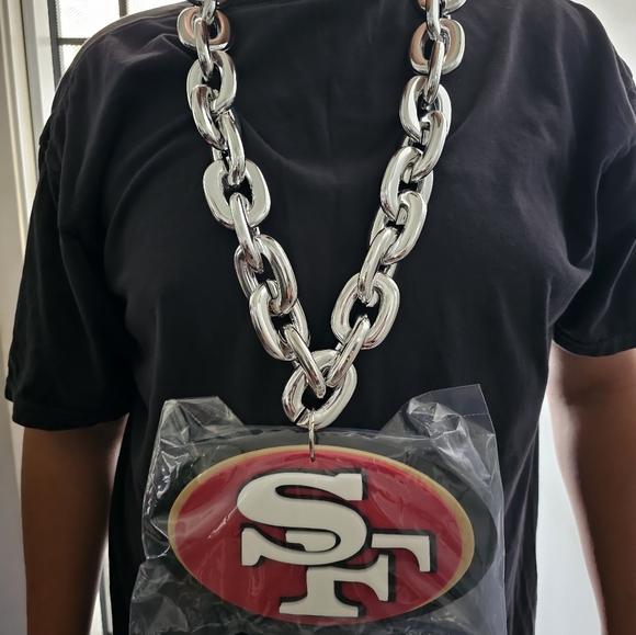 Fanmates | Accessories | San Francisco 49ers Baller Silver 8inch Chain ...